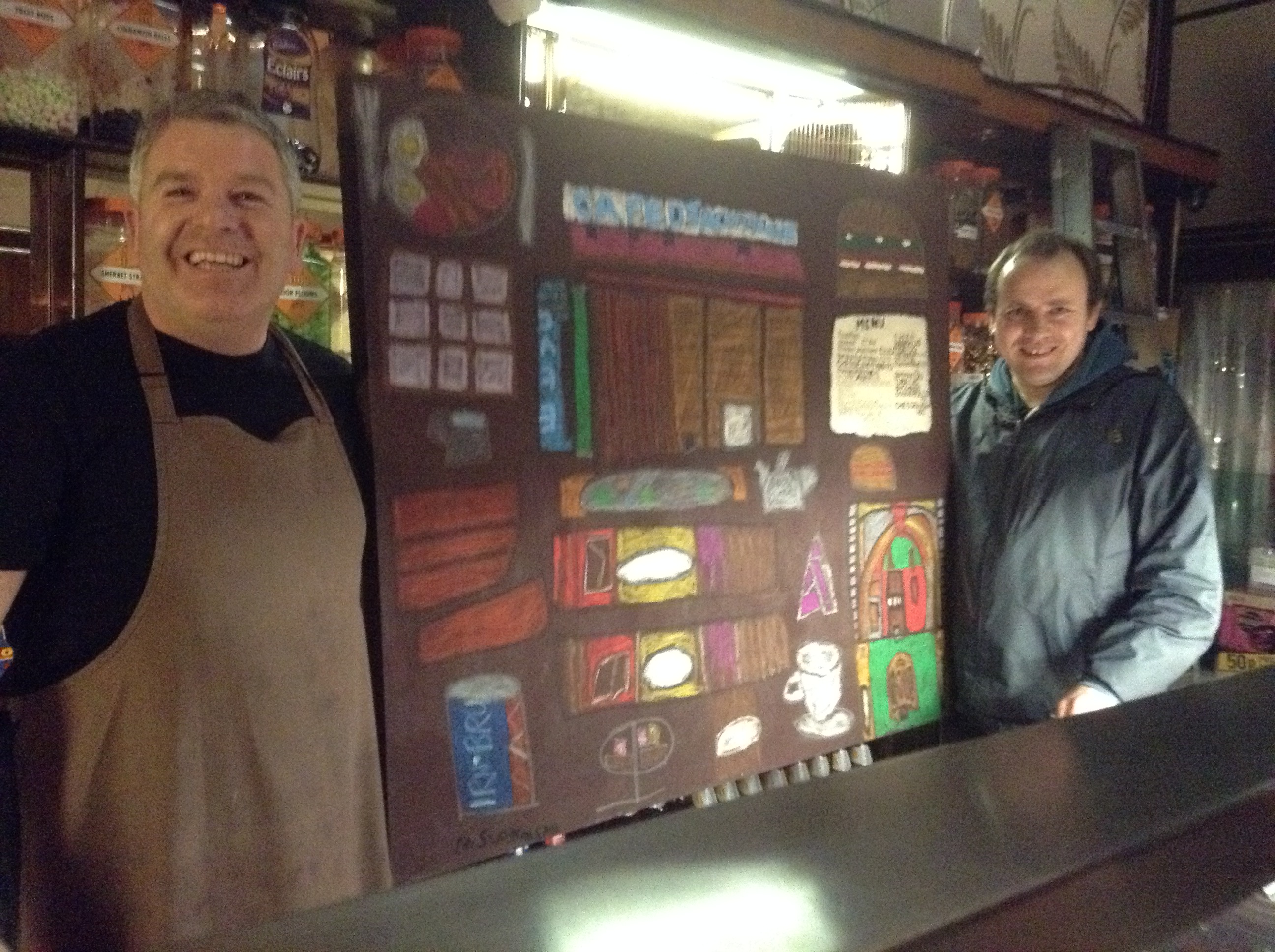 Martin Sloss's Jaconelli's painting goes to... Jaconelli's! - Project ...