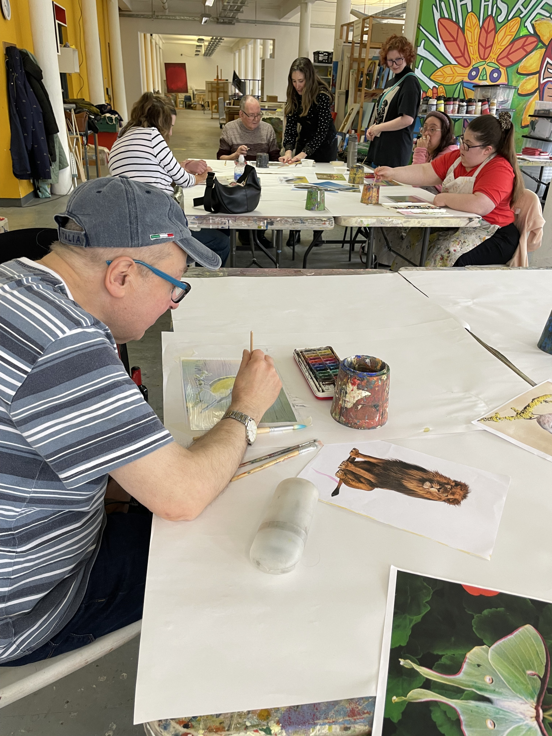 Blue Room Inclusive Arts visit Project Ability - Project Ability